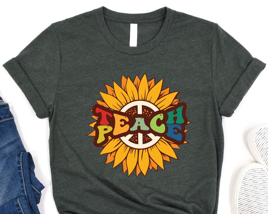 Teach Peace T-shirt, Teacher Shirt, Peace Tee, Cute Teach Peace Shirt, Womens Peace Tee, Peace ...