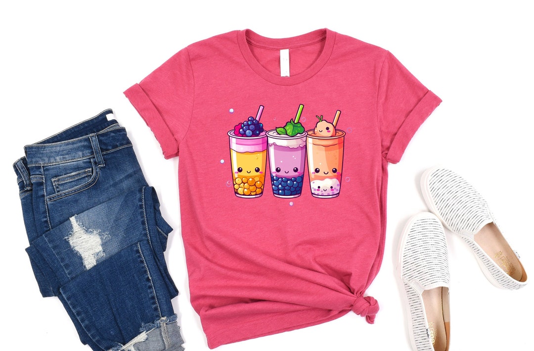 Bubble Tea T-shirt, Boba Lover Shirt, Cute Bubble Drink Tee, Funny Boba ...