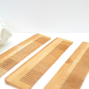 Natural Bamboo Comb, Plastic Free and Zero Waste - Etsy UK