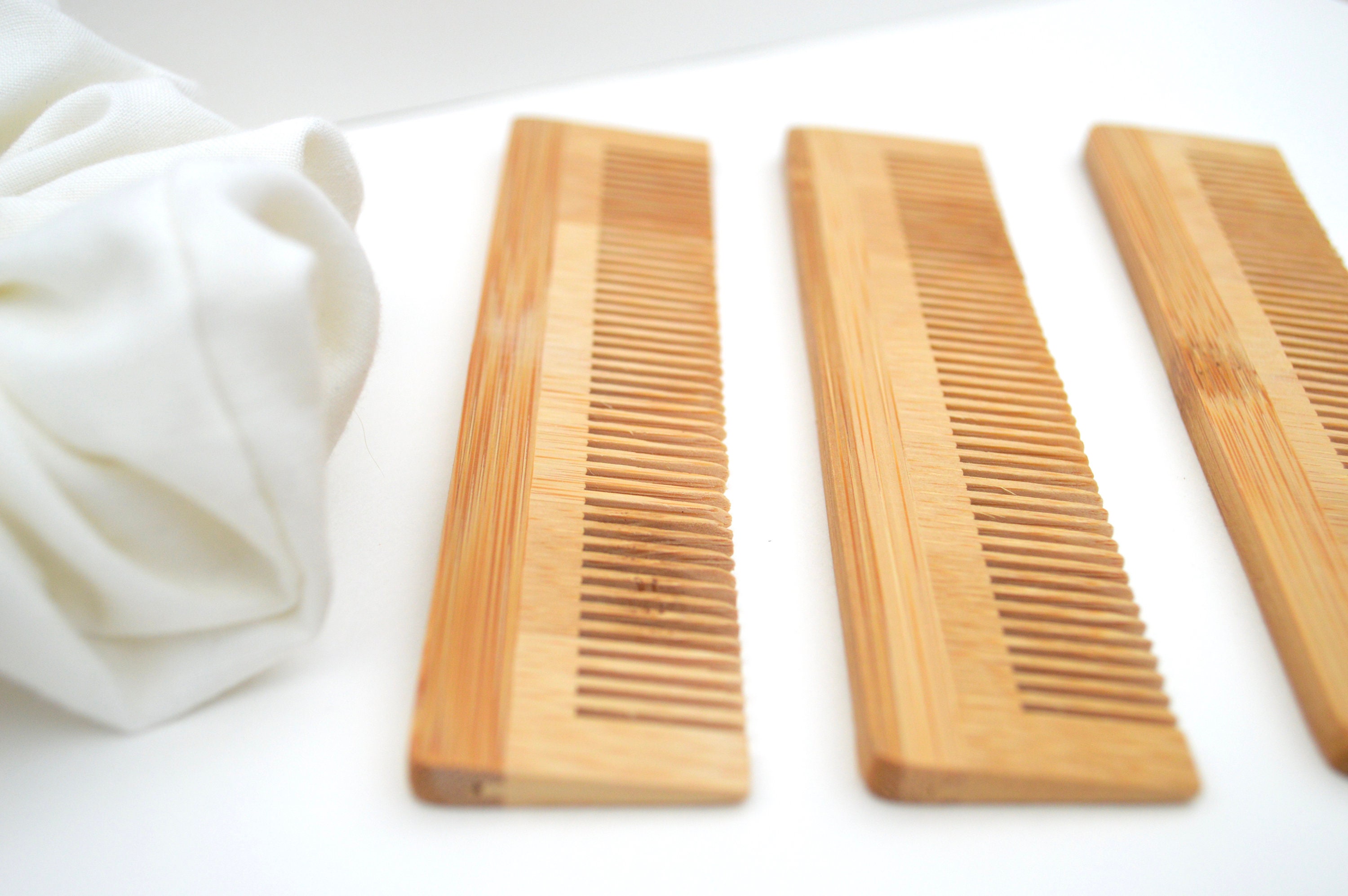 Natural Bamboo Comb, Plastic Free and Zero Waste - Etsy UK