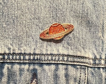 Saturn Pin - Etsy