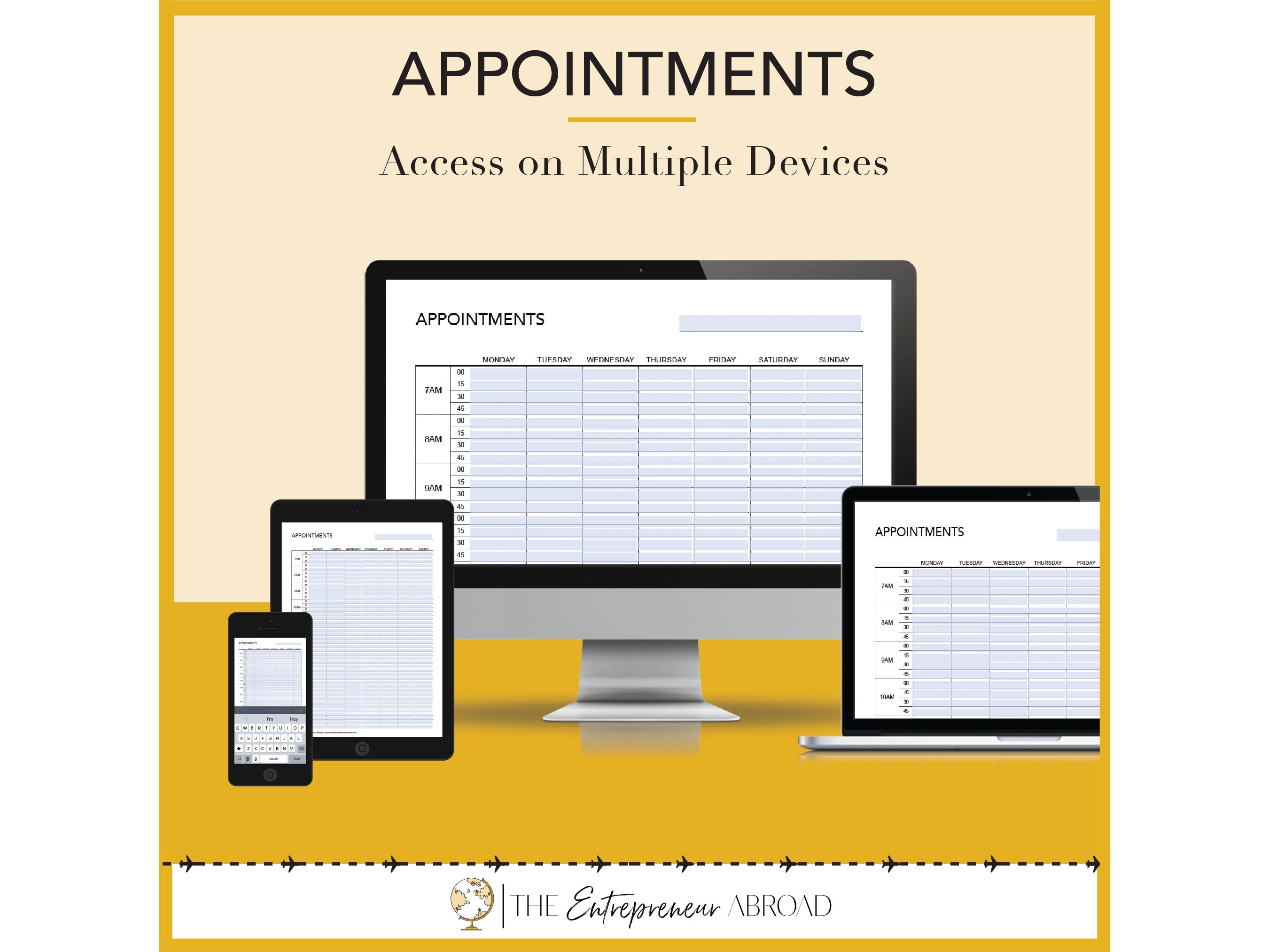 Appointments Bundle | Fillable & Printable | Planner | Time Management ...