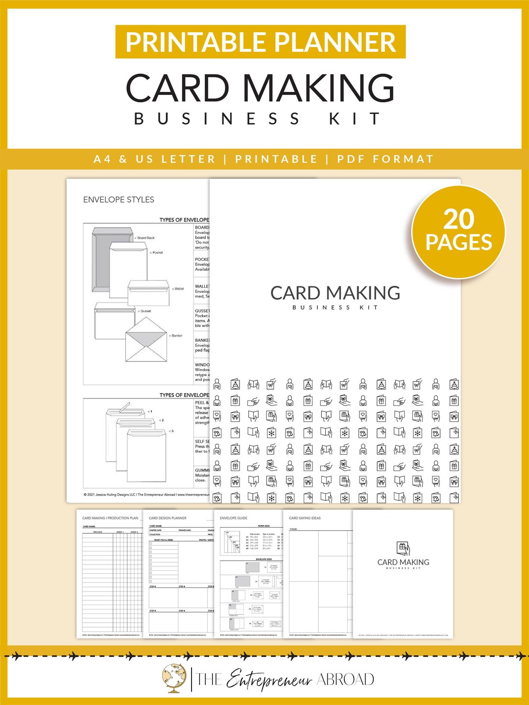 Card Making Business Kit | Printable | Arts & Crafts Business | Card ...