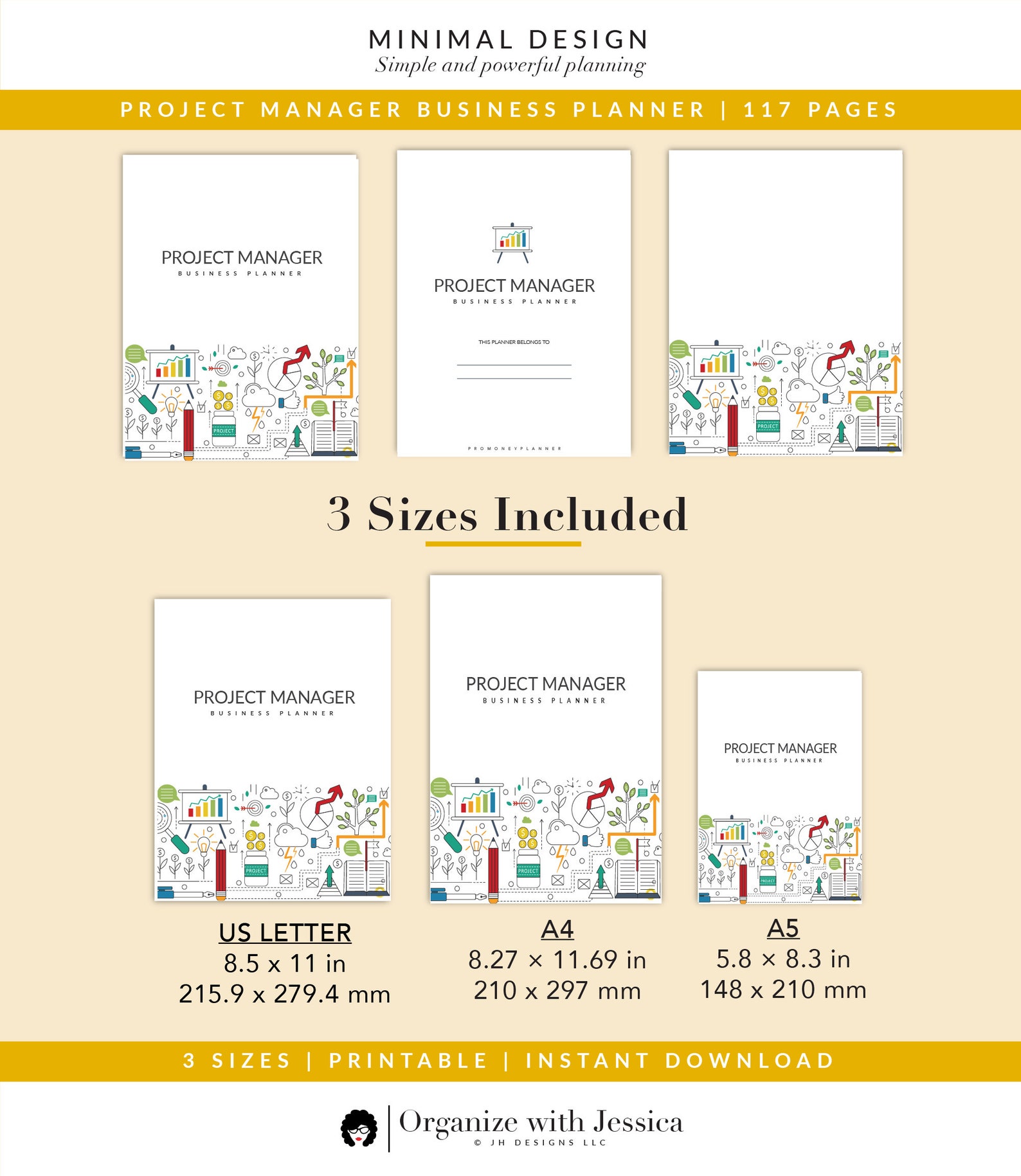 Project Manager Business Planner | Project Management | Business ...