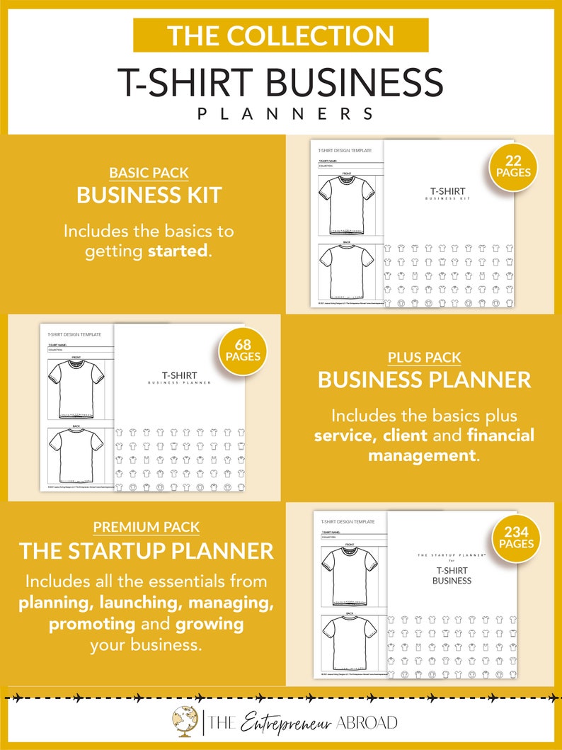 T-shirt Business Kit | Printable | Printing Business | T-shirt Design ...