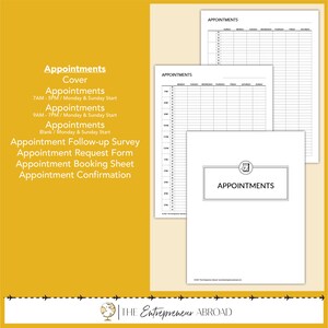 Appointments Planner | Printable | Week View | Time Management ...