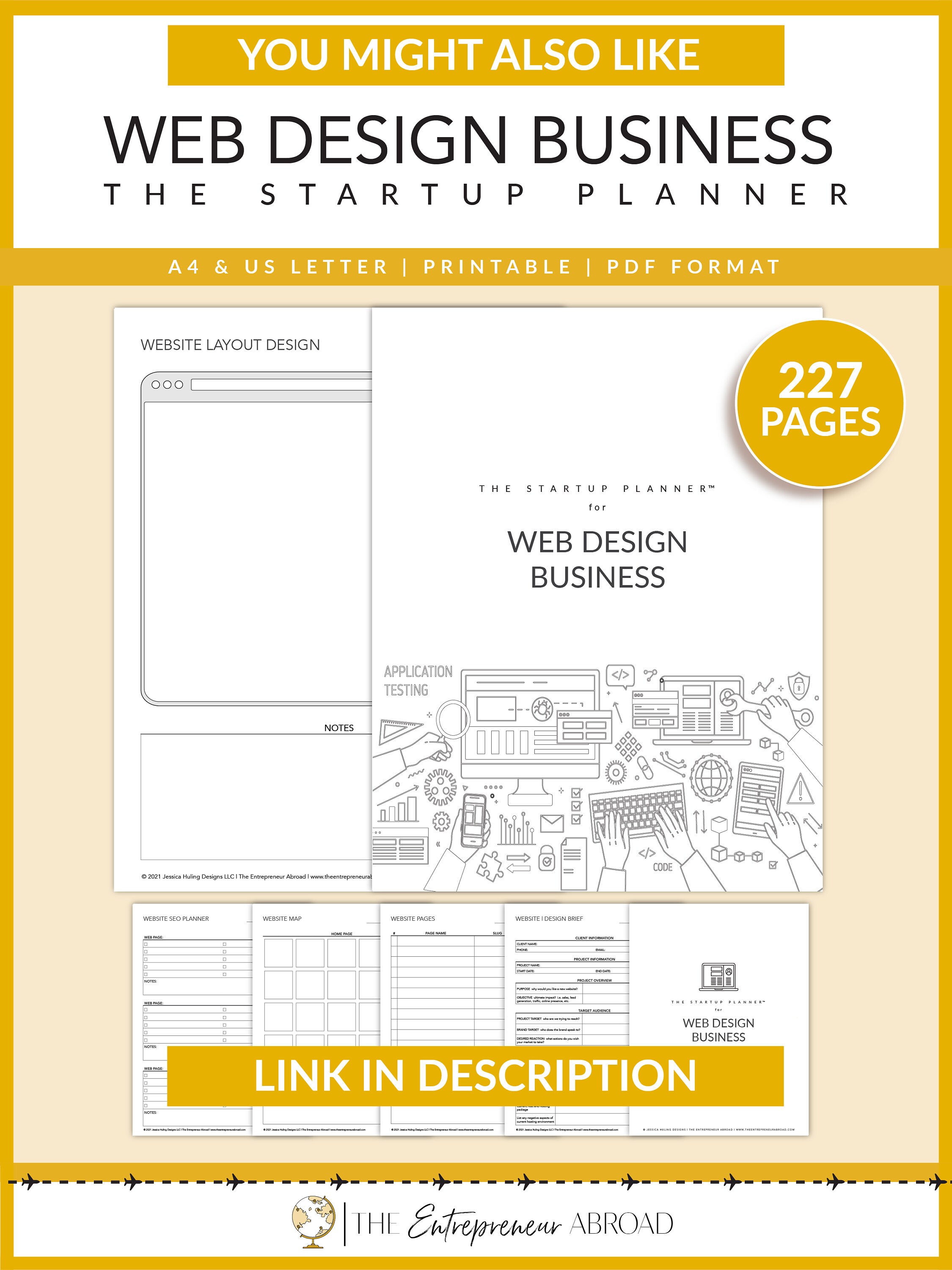 Web Design Business Kit | Printable | Website Designer | Layout ...