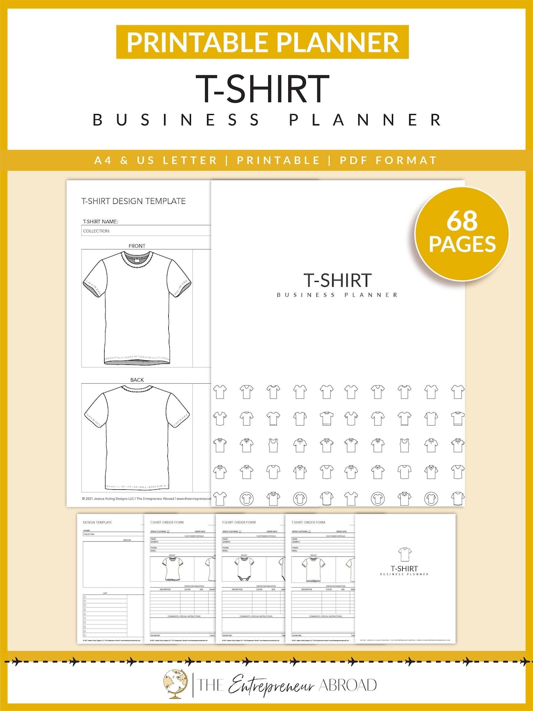 T-shirt Business Planner | Printable | Printing Business | T-shirt ...