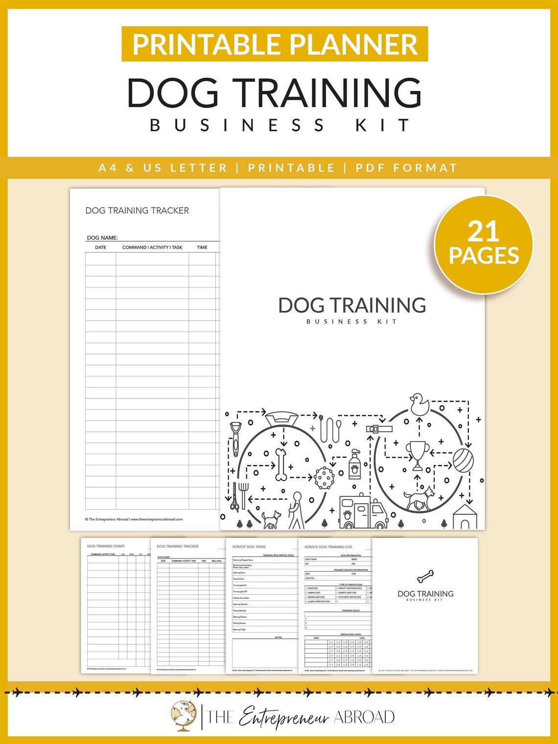 Dog Training Business Kit | Printable | Dog Trainer | Service Dog ...
