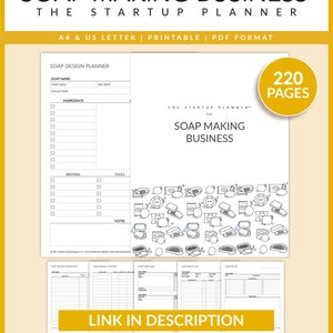 Soap Making Business Kit | Printable | Craft Business | Batch Log ...