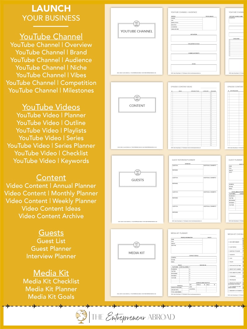 Youtube Channel Business | the Startup Planner | Vlogging | Youtuber ...