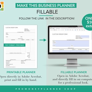 Car Repair Shop Business Planner | Printable | PDF | US | A4 A5 ...
