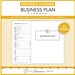 Business Plan | Printable | Plan Your Business | the Startup Planner ...