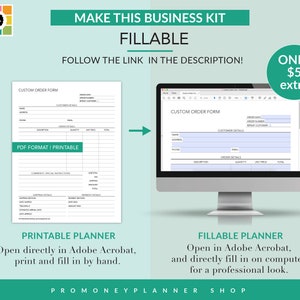 Bookkeeping Kit Accounting Ledgers Business Planner Finance Planner PDF ...