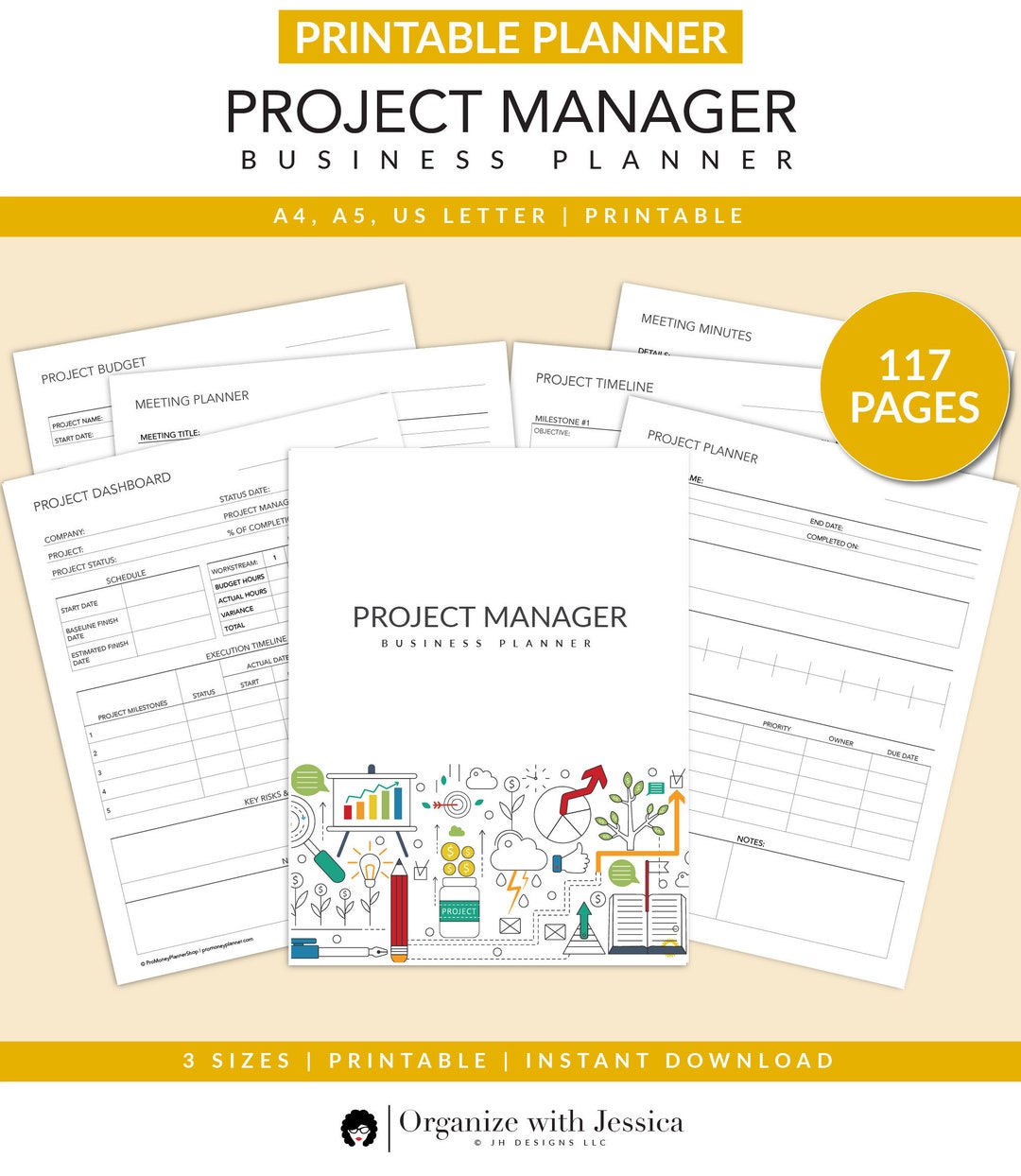 Project Manager Business Planner | Project Management | Business ...