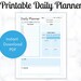 Eye Printable Daily Planner, Daily to Do List, Daily Instant Download ...