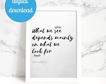 Printable "focus" Wall Art, Inspirational Quote, Digital Download Wall ...