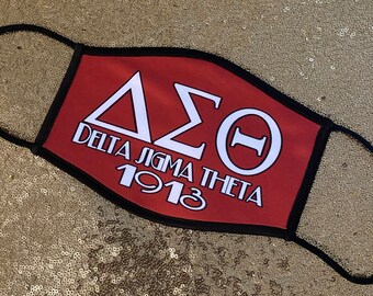 Delta Sigma Theta Sorority Face Mask - Etsy