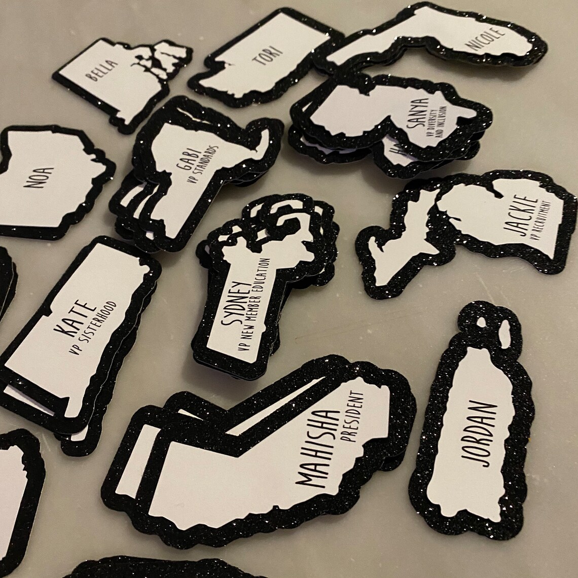 State Name Tags - Etsy