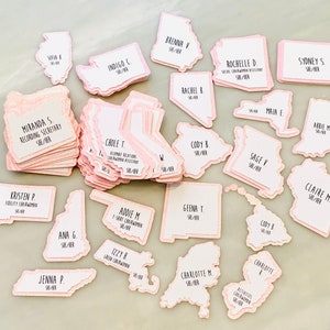 State Name Tags | Etsy