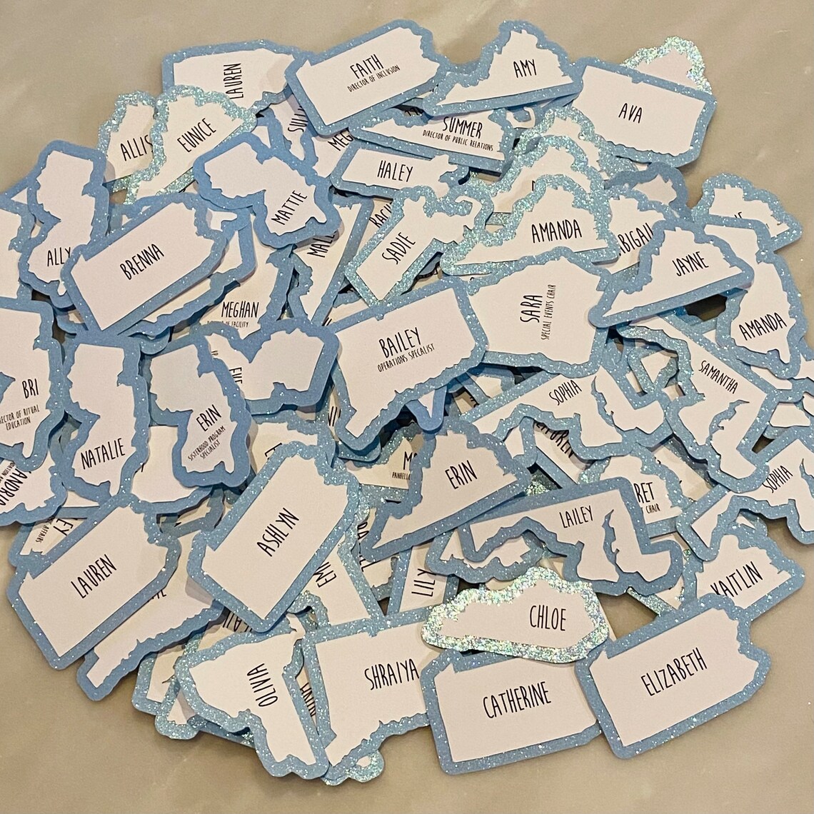 State Name Tags - Etsy