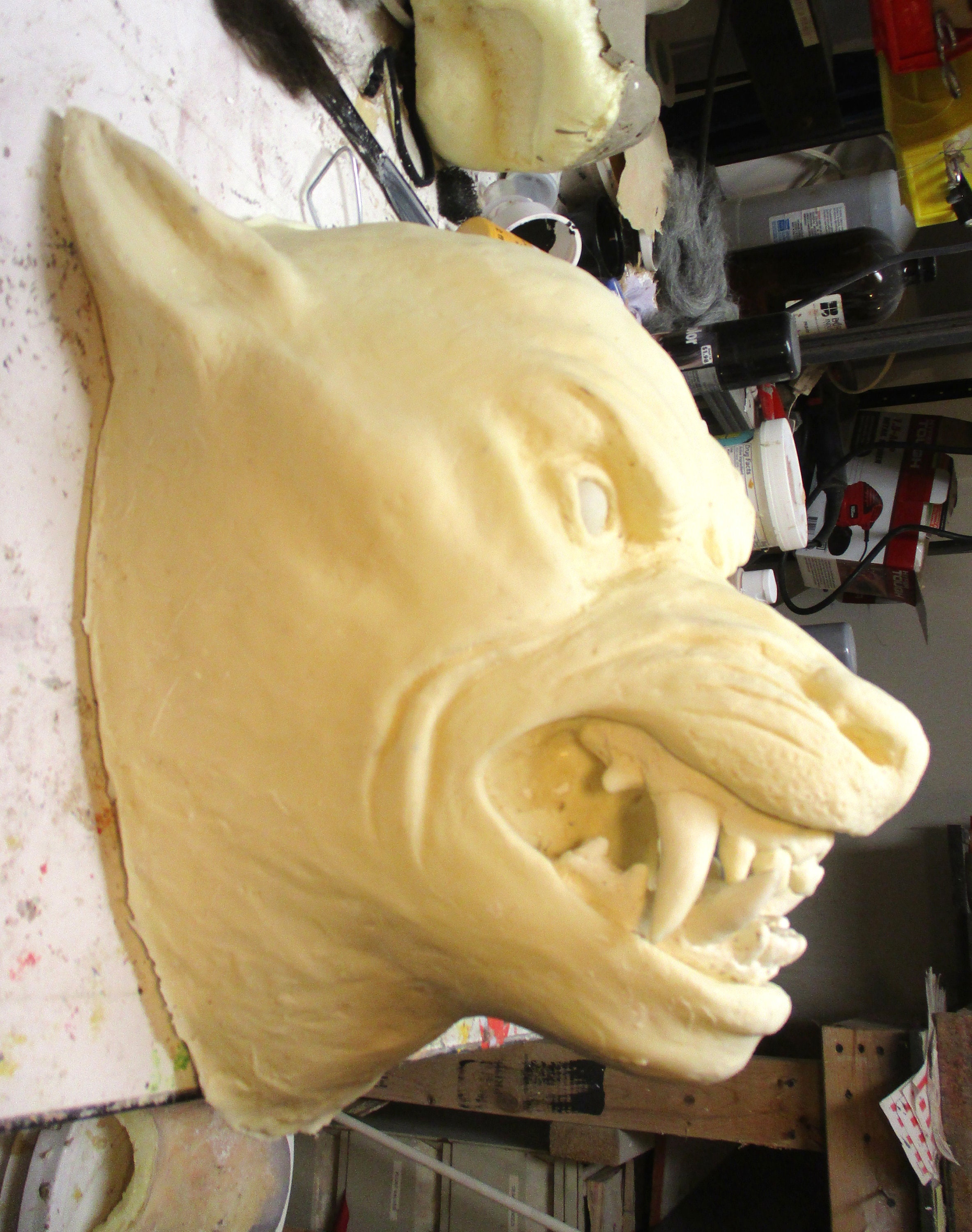 Life Size American Werewolf Kessler Wolf 3/4 Head Blank - Etsy