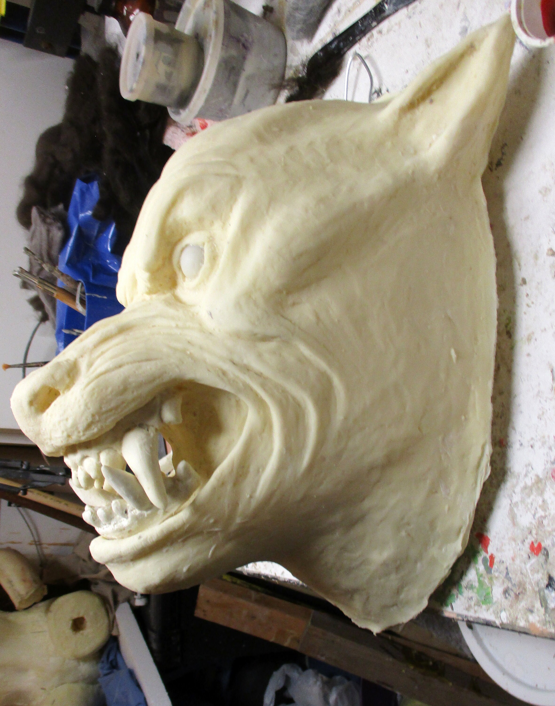 Life Size American Werewolf Kessler Wolf 3/4 Head Blank - Etsy