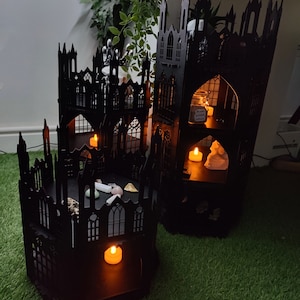 Gothic Display Shelves. READ DESCRIPTION Alternative Goth Death Decor ...