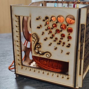 Yarn Cube Crochet Knitting Cube Yarn Bowl Crafting Tool - Etsy UK