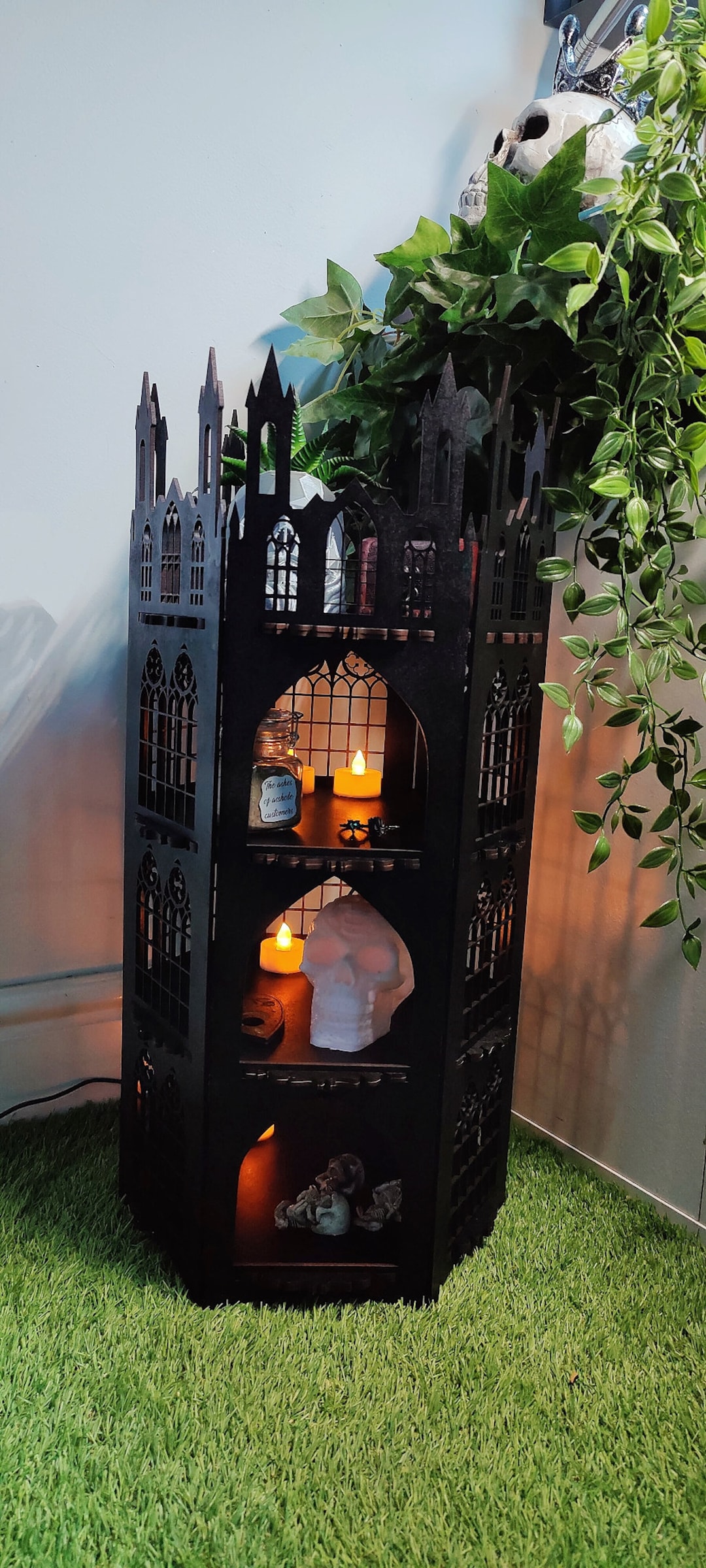 Gothic Display Shelves. READ DESCRIPTION Alternative Goth Death Decor ...