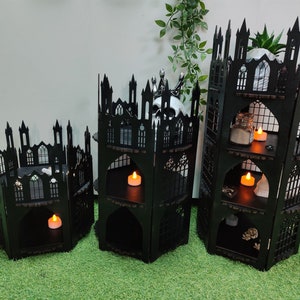 Gothic Display Shelves. READ DESCRIPTION Alternative Goth Death Decor ...