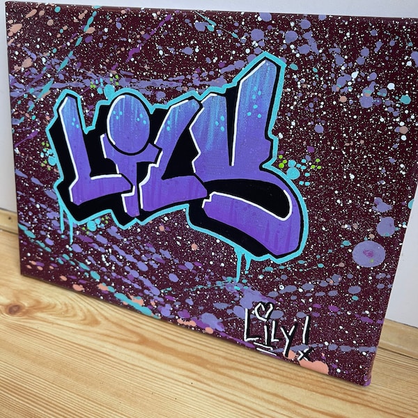 Graffiti Art Canvas Spray Paint - Etsy