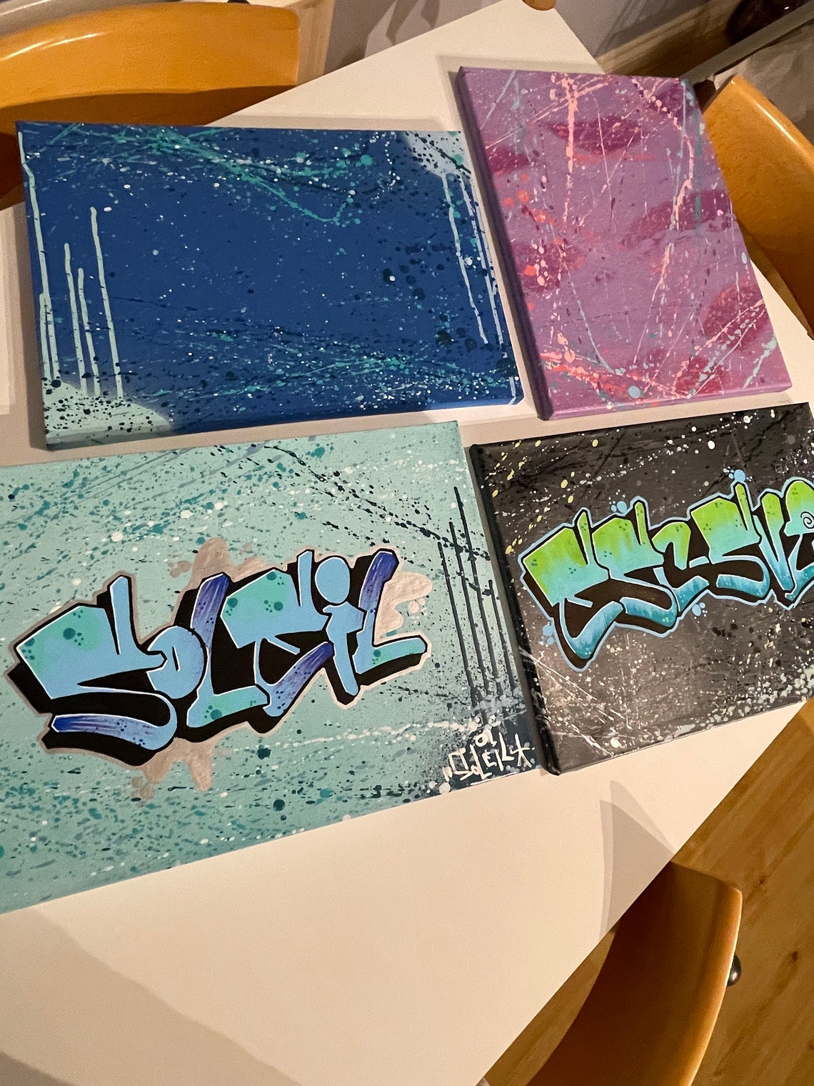 Personalised Custom Graffiti Canvas - Etsy