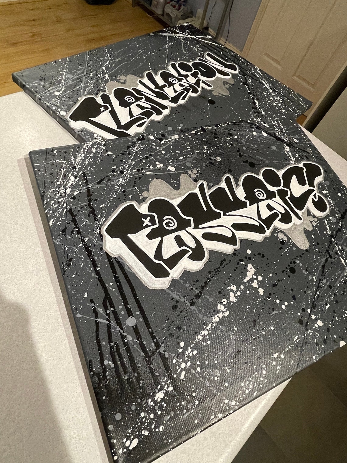 Personalised Custom Graffiti Canvas | Etsy