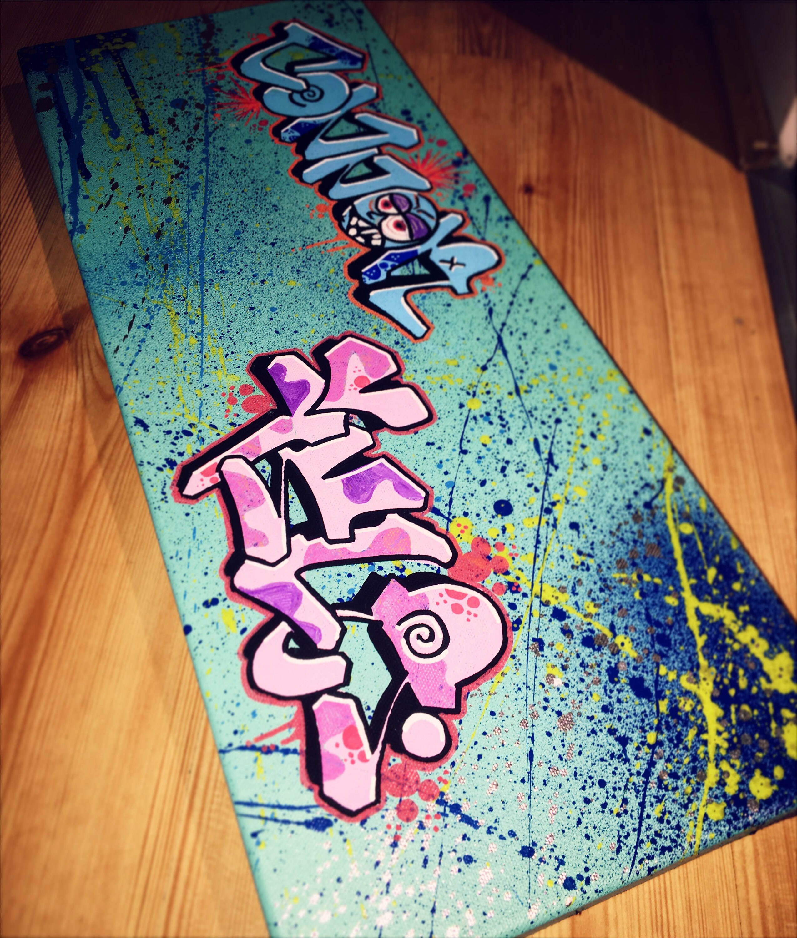 Personalised Custom Graffiti Canvas - Etsy