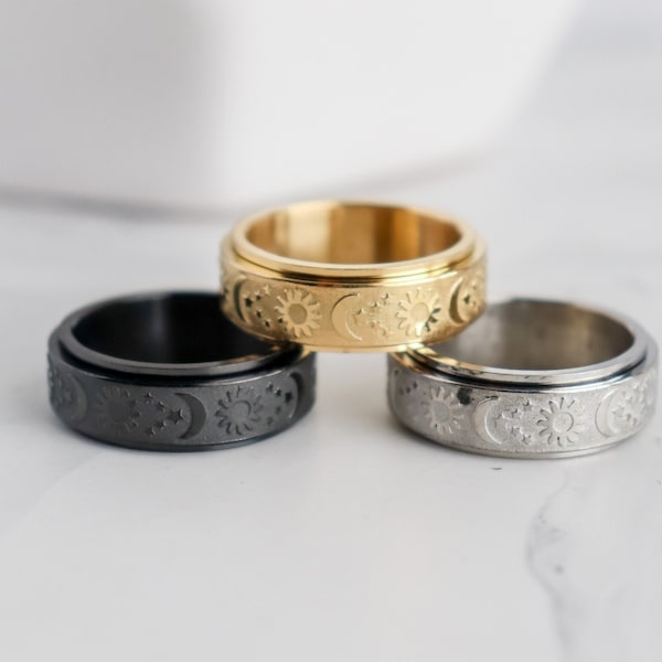 Mens Spinner Ring - Etsy