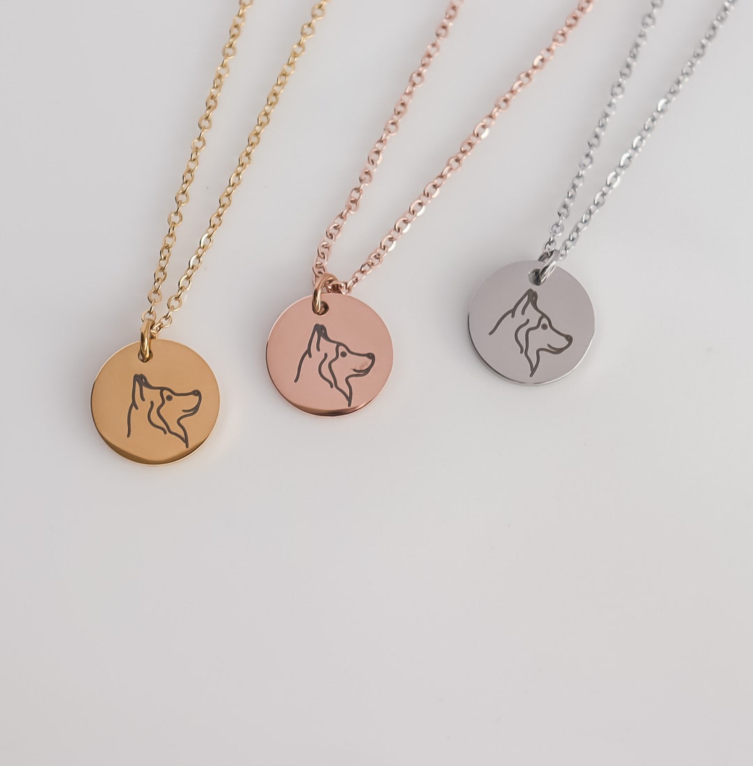Custom Pet Necklace Personalized Pet Parent Gift Custom Necklace for ...