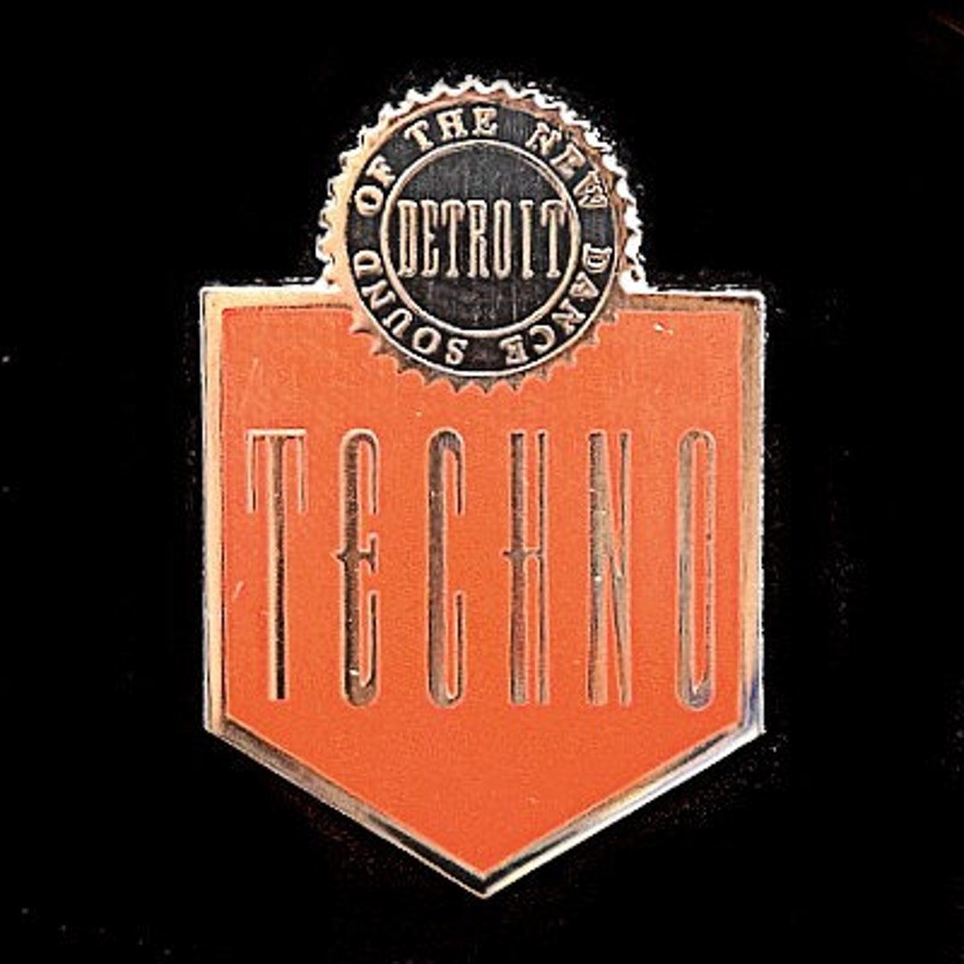 Detroit Techno Shield - Enamel Pin - Etsy