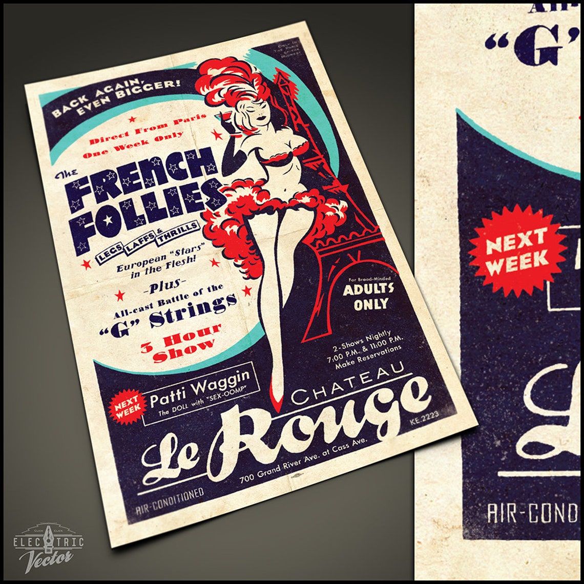 Lerouge French Follies Poster - Etsy