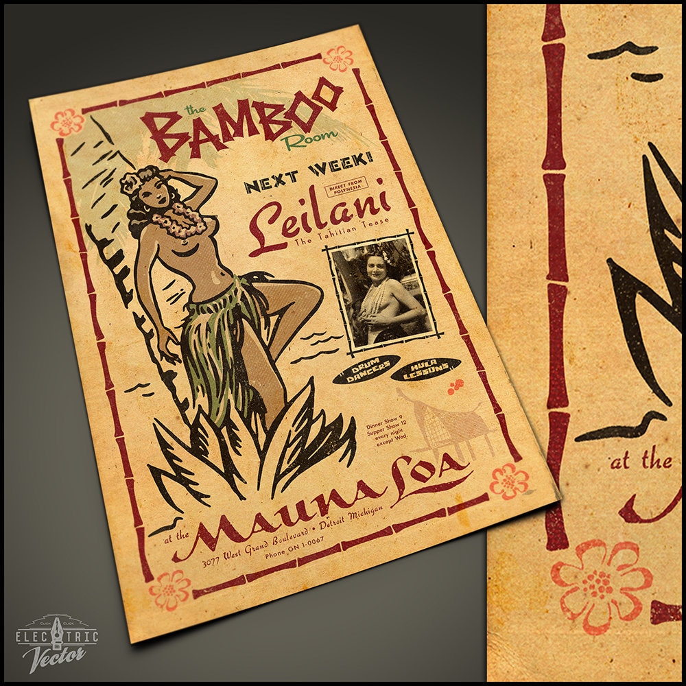 Bamboo Room Poster - Etsy