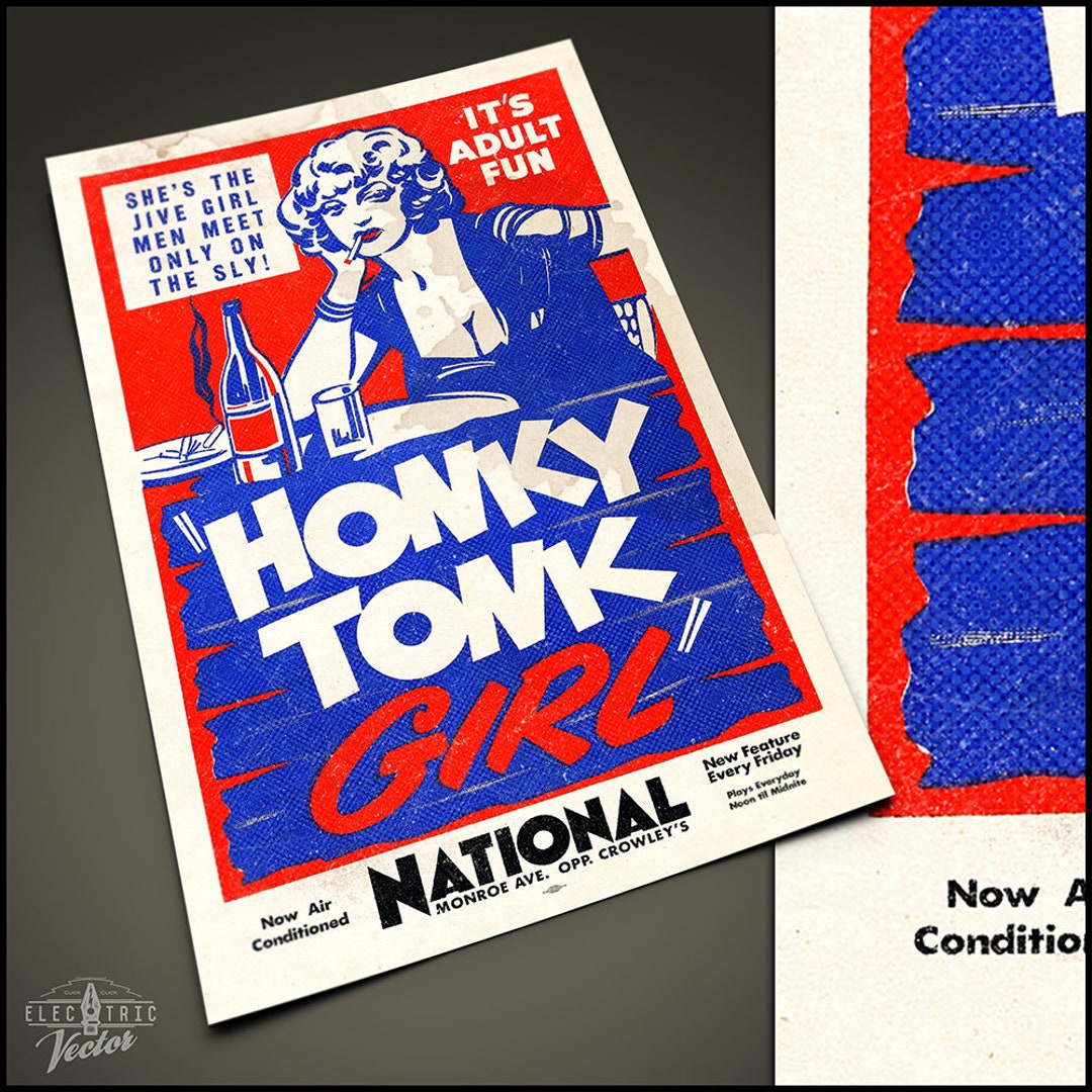 Honky Tonk Girl Poster - Etsy
