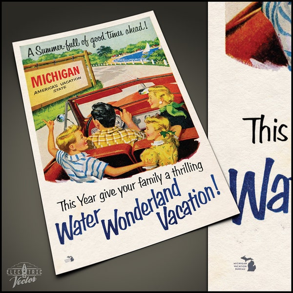 Michigan Poster - Etsy
