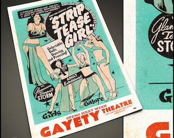 Strip Tease Etsy 7354