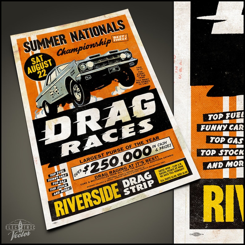 Drag Race Riverside Poster - Etsy
