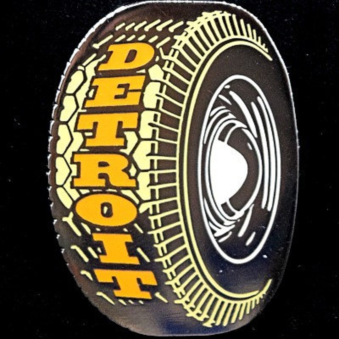 Detroit Tire - Enamel Pin - Etsy