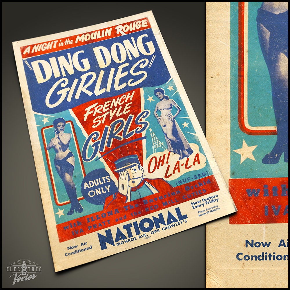 Ding Dong Girlies Poster - Etsy