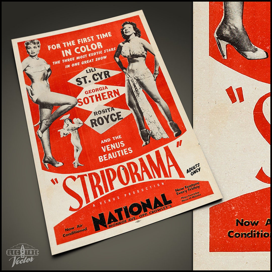 Striporama Poster - Etsy