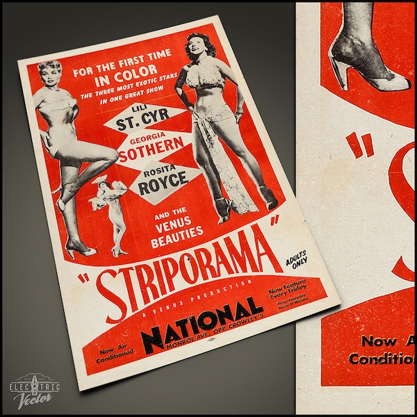 Burlesque Poster - Etsy UK