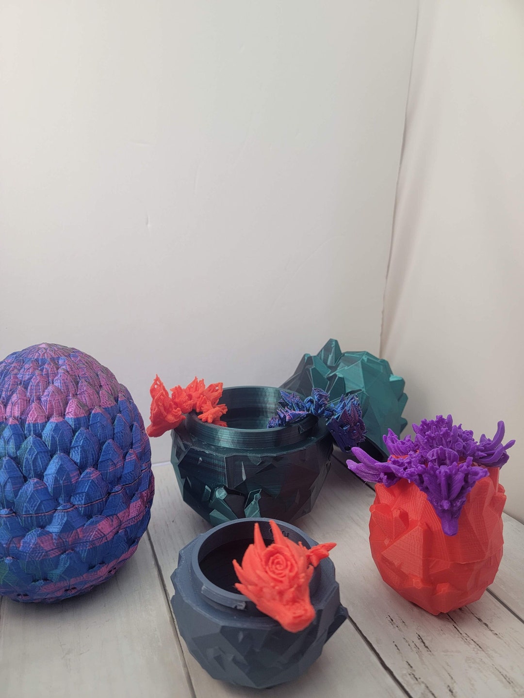 Openable Dragon Egg, Crystal Egg, 3D Printed Dragon Egg, Gift for ...