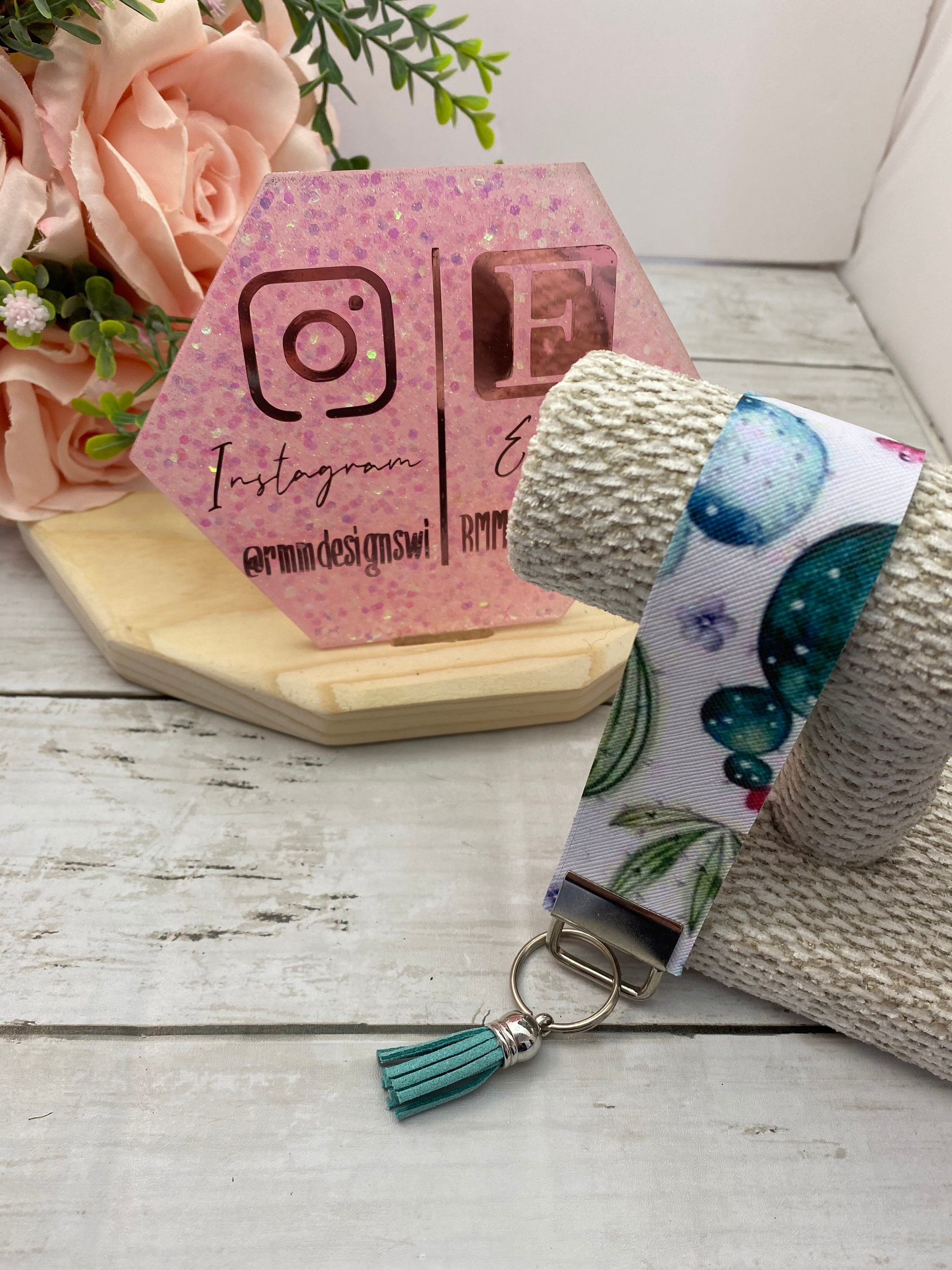 Faux Leather Keychain - Etsy